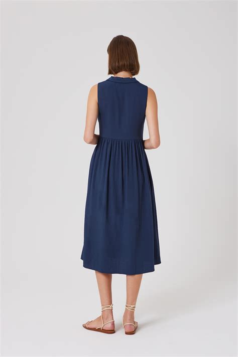 Rayon Midi Dress Our Second Nature