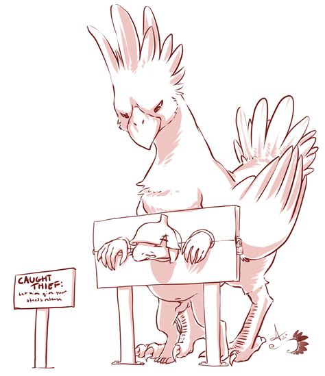 Rule 34 Aogami Avian Bound Chocobo Feral Final Fantasy Forced Forced