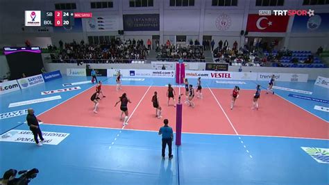 TRT Spor Yıldız on Twitter Mislicom Sultanlar Ligi nde Sarıyer Belediyespor Bolu