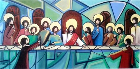 Quadro Pintura Em Tela Santa Ceia No Elo7 JK Galeria De Artes 647D36