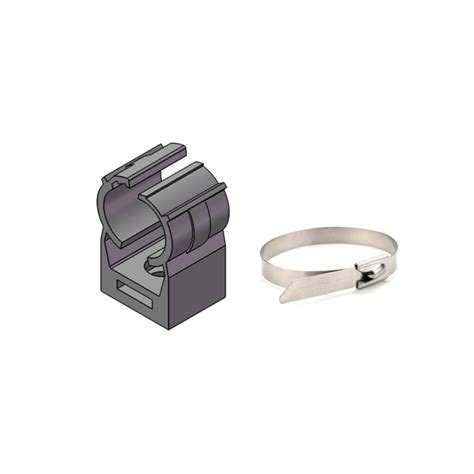 Radiating Clamp 12 Pa6 With Stainless Steel Cable Tie Maxdao
