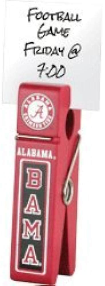 Alabama Crimson Tide Wooden Clip Clip Art Library