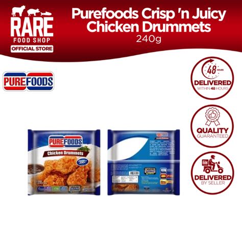 Purefoods Crisp N Juicy Chicken Drummets G Lazada Ph