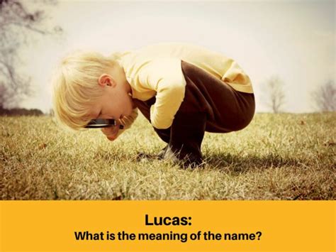 What Does The Name Lucas Mean