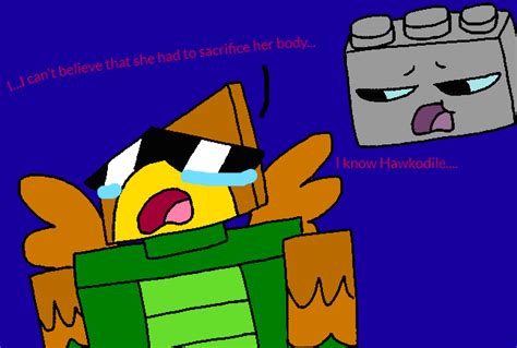Unky Rick Comforts Hawkodile By Worldofcaitlyn On Deviantart