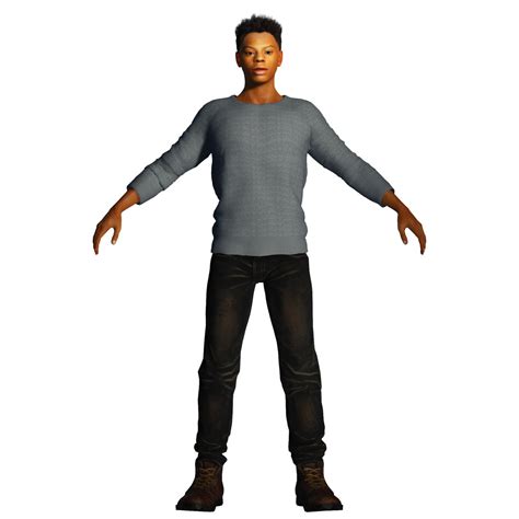 Man 3d Rigged Model Ready For Animation Model Turbosquid 2010061