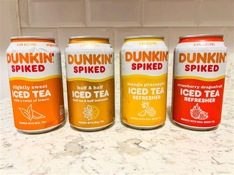 We Tried Dunkins Spiked Iced Coffees And Teas Dunkin Spiked Coffee