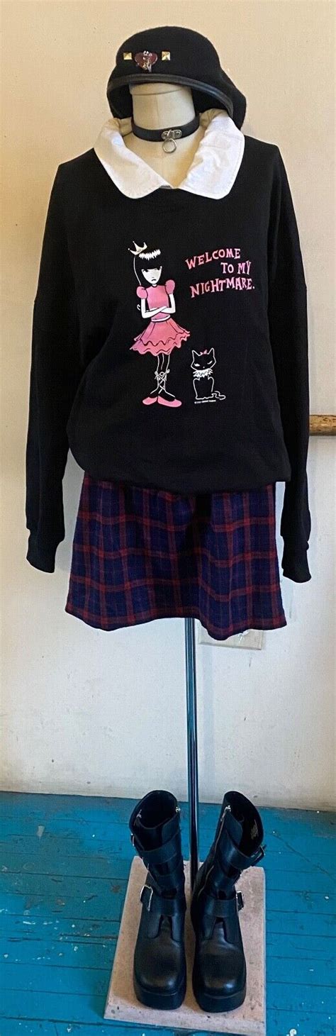 Dolls Kill X Emily The Strange Mall Goth Kawaii Punk Gem