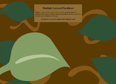 Enticing Scrolling Effects JQuery Plugins