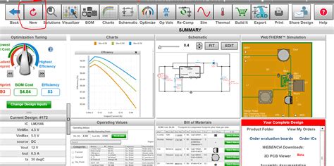 WEBENCH Tools LM Dimensioning And Efficiency For Multi Rail Output Power Management