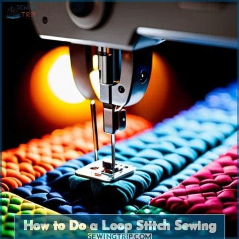 How To Do A Loop Stitch Sewing A Step By Step Guide