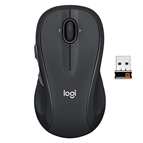 Logitech M510 Wireless Computer Mouse For Pc With Usb Unifying Receiver Graphite Altech