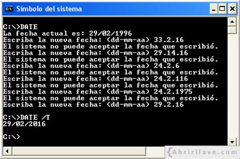 Comando Date En Cmd Sintaxis Y Ejemplos De Uso Tutorial De Cmd