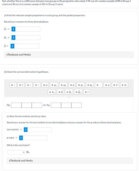 Solved Test Whether There Is A Difference Between Two Groups Chegg