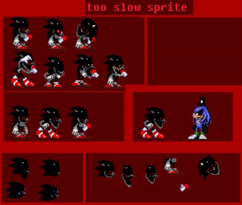 Too Slow Aml 7001 Sonic From Fnf Sprites By Tornadofromhell On Deviantart