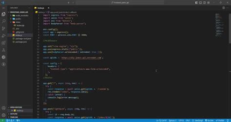 Developed A Full Stack Joke Application On Khushal Bhamre