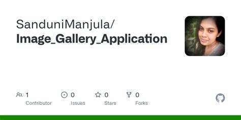 github sandunimanjula image gallery application