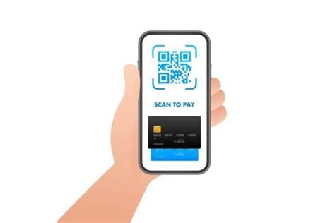 Scan To Pay Smartphone To Scan QR Code Graphic By DG Studio Creative Fabrica