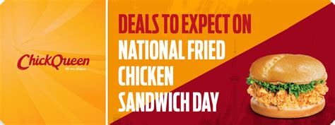 National Fried Chicken Sandwich Day
