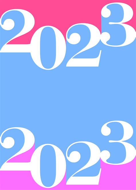2023 Typography Vector 12506015 Vector Art At Vecteezy
