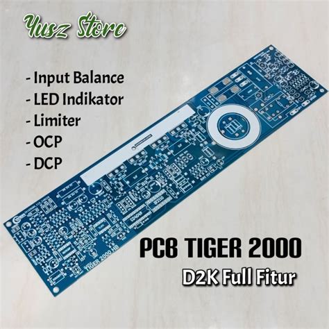 Pcb Tiger 2000 D2k Hb Full Fitur Halfbridge Class D Power Amplifier Lazada Indonesia