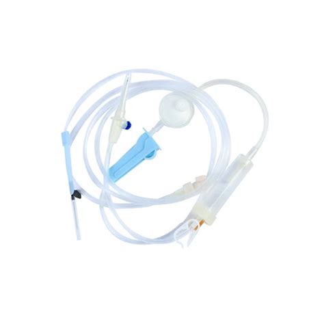 Medical Auto Stop Iv Fluid Set Disposable Iv Administration Infusion