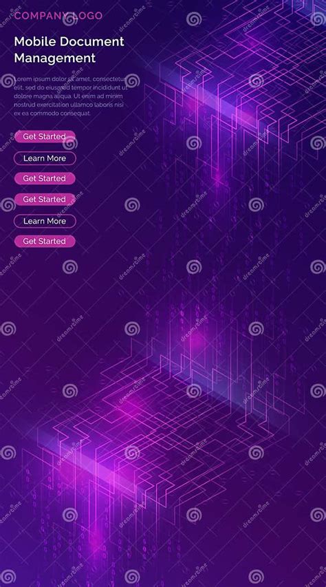 big data waterfall streams of digital binary code stock vector