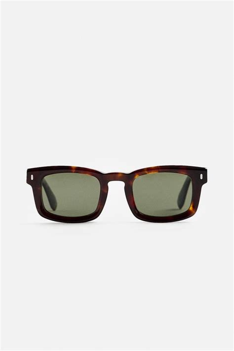 Rectangular Sunglasses Tortoise Shell Zara Canada