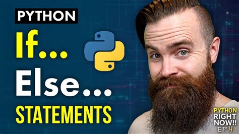 If Else Statements In Python Python RIGHT NOW EP YouTube