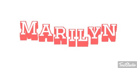 Marilyn Name Animated Logo Designs