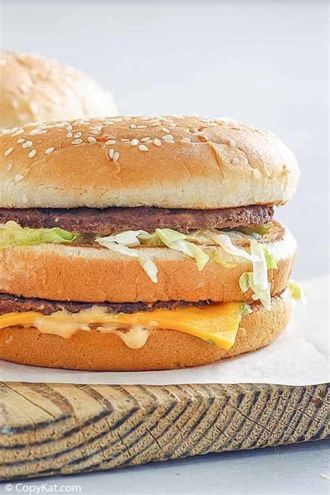 Homemade Big Mac With Special Sauce Copycat Recipe