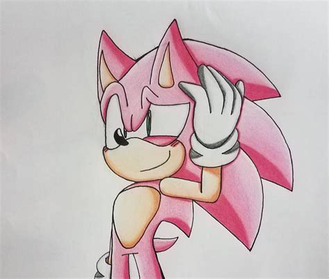 Pink Sonic Lol Idk Why I Did This By Cinamounroll On Deviantart
