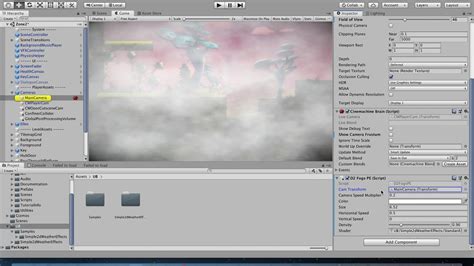 Simple 2d Weather Effects Unity Dynamic Movement Youtube