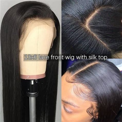Glueless 13x6 Lace Front Wig With SILK TOP SKU SLF002 Wig Link