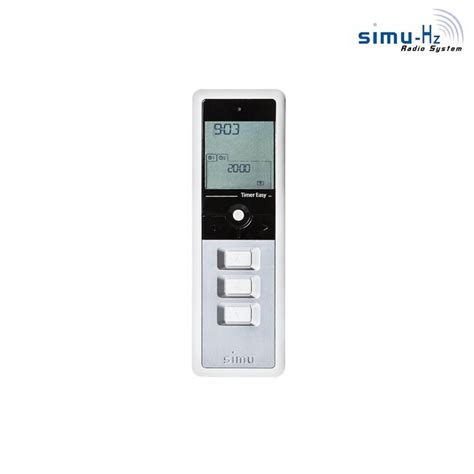 Simu Easy Timer 1 Channel HZ Handheld Transmitter Rolluikonderdelen Nl