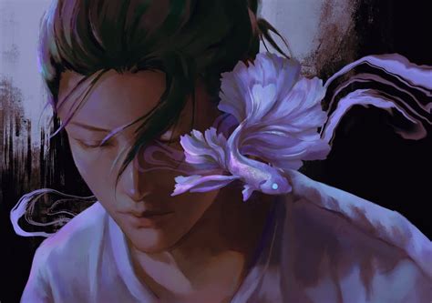 Getou Suguru Jujutsu Kaisen Drawn By 3aem Danbooru