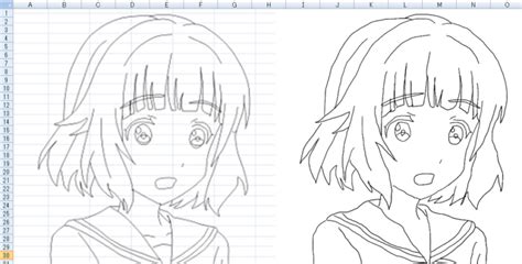 Excelでお絵かき コマンドの達人
