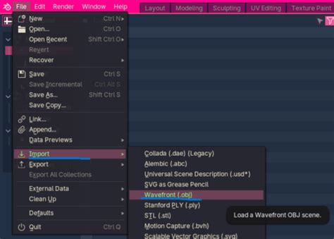 blenderにobjシーケンスをインポートする方法 Blenderに魅せられて