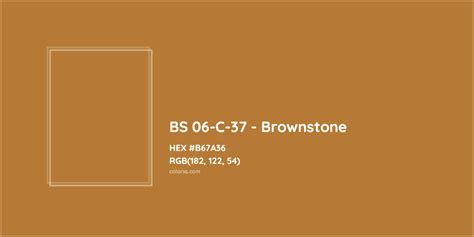 Bs 06 C 37 Brownstone Complementary Or Opposite Color Name And Code