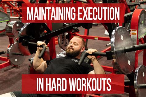 Tips To Maintain Execution In Harder Workouts N1 Training