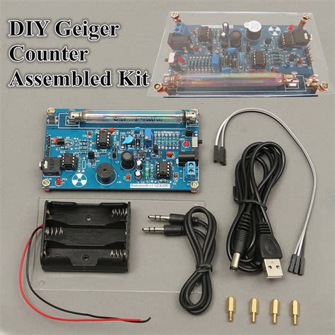 Test Meters And Detectors Assembled Diy Geiger Counter Kit Nuclear