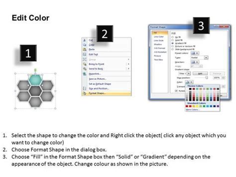 Ppt Hexagon Angles Chart Editable Powerpoint Templates 2010 Business