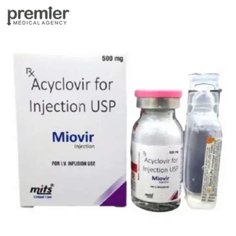 Acyclovir 500 Mg Injection Miovir At ₹ 503piece Zovirax In Nagpur