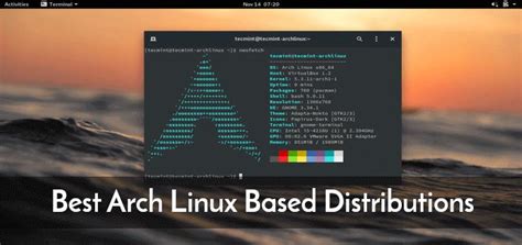 Best Arch Linux Based User Friendly Distributions Of