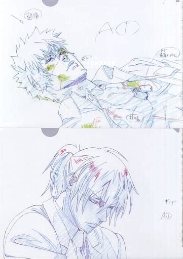駿河屋 狡噛慎也＆宜野座伸元 A4原画クリアファイルセットb 「劇場版 Psycho Pass サイコパス」（クリアファイル）