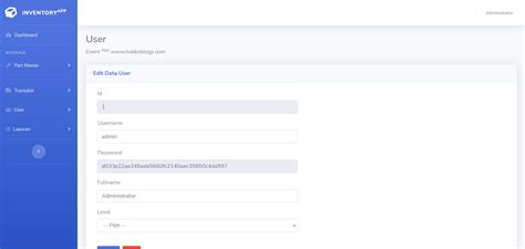 Aplikasi Inventory Stock Barang Berbasis Web Dengan PHP MySQLi Dan Bootstrap Free Version