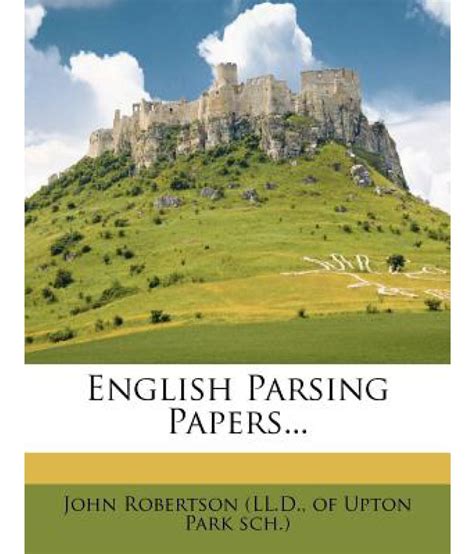 English Parsing Papers Buy English Parsing Papers Online At Low
