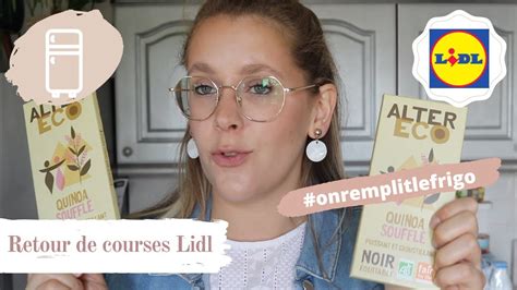 RETOUR DE COURSES LIDL Septembre 2022 YouTube
