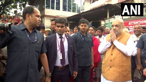Amit Shah Today Is The Last Day Of Amit Shah S Tour Of Assam Worship At