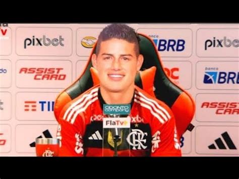 AO VIVO APRESENTAÇÃO DE JAMES RODRÍGUEZ NO FLAMENGO YouTube